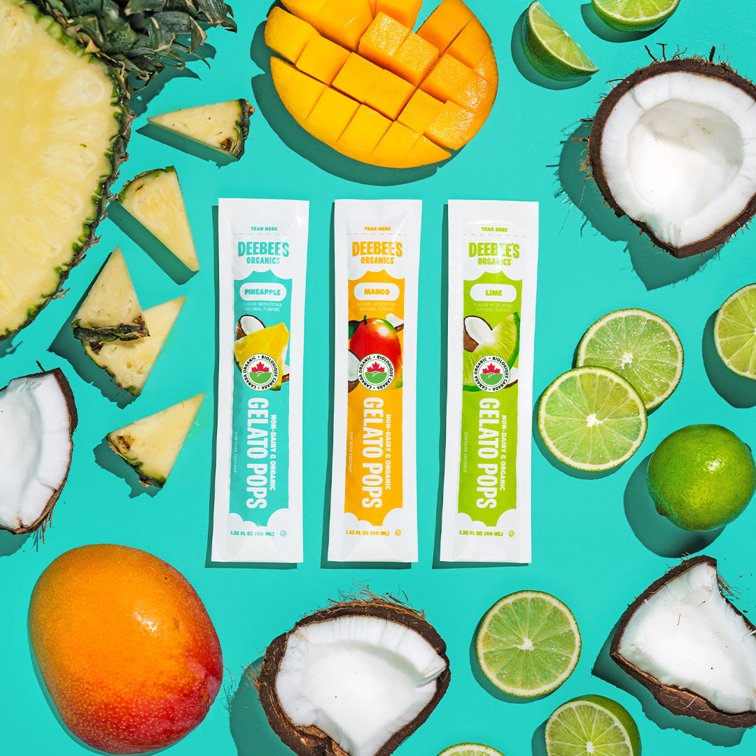 Shop Our NEW Gelato Pops 40 Pack in Canada and USA – DeeBee's Organics