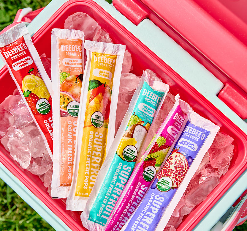 Organic Superfruit Freezie Pops & Frozen Treats | DeeBee's Organics