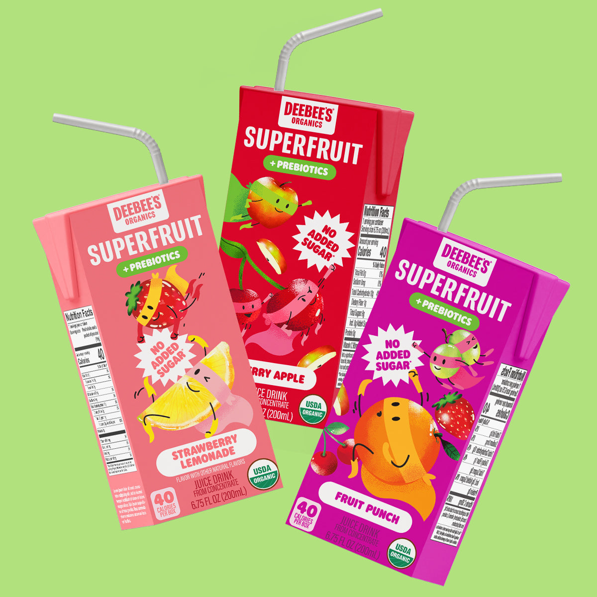 SuperFruit Juice Boxes – DeeBee's Organics