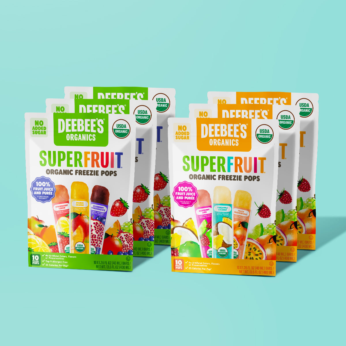 Variety SuperFruit® Freezie Pops – DeeBee's Organics