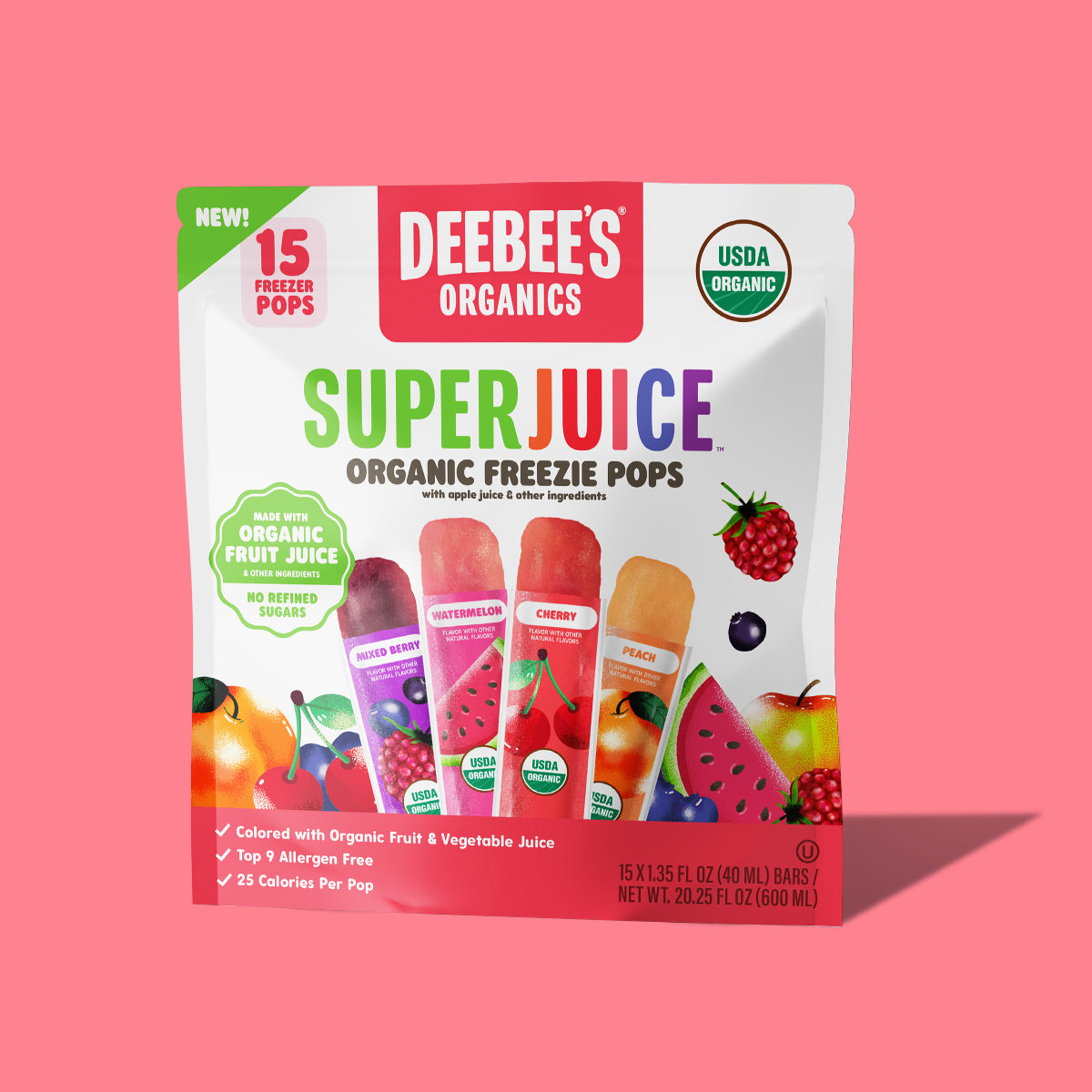 SuperJuice Freezie Pops – DeeBee's Organics
