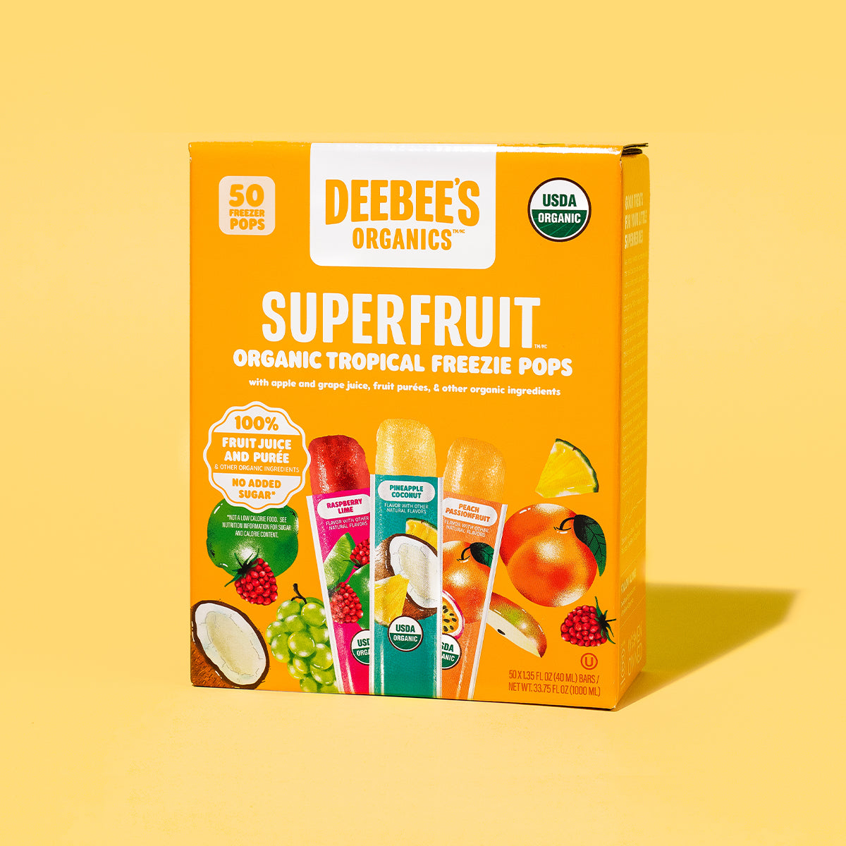 Tropical SuperFruit® Freezie Pops – DeeBee's Organics